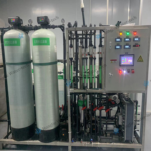 300L/H Ultra Pure Water Systems with two - stage Reverse Osmosis + EDI ...