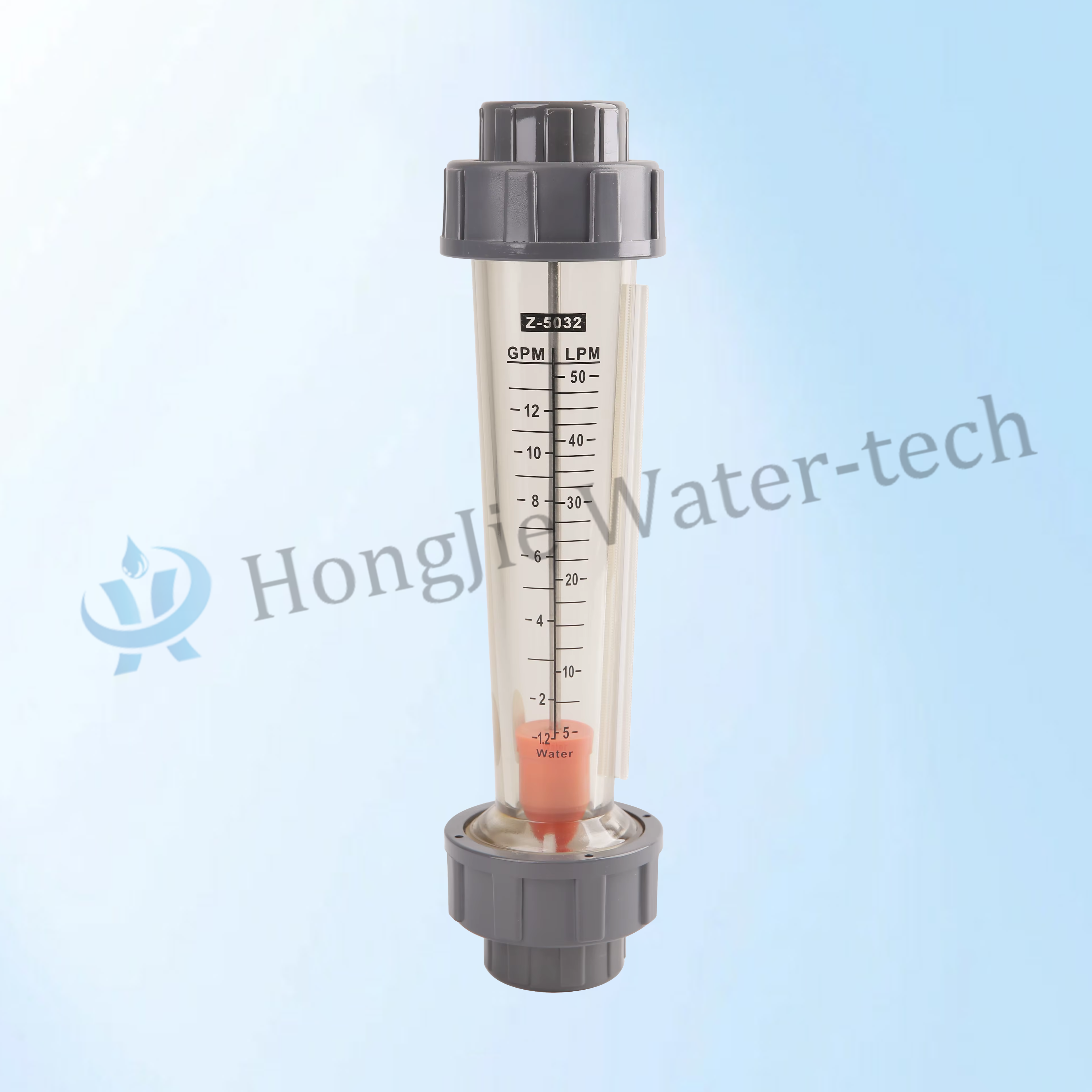 Plastic Flow Meter Rotameter Float Type PC/PSU/AS For Water Treatment