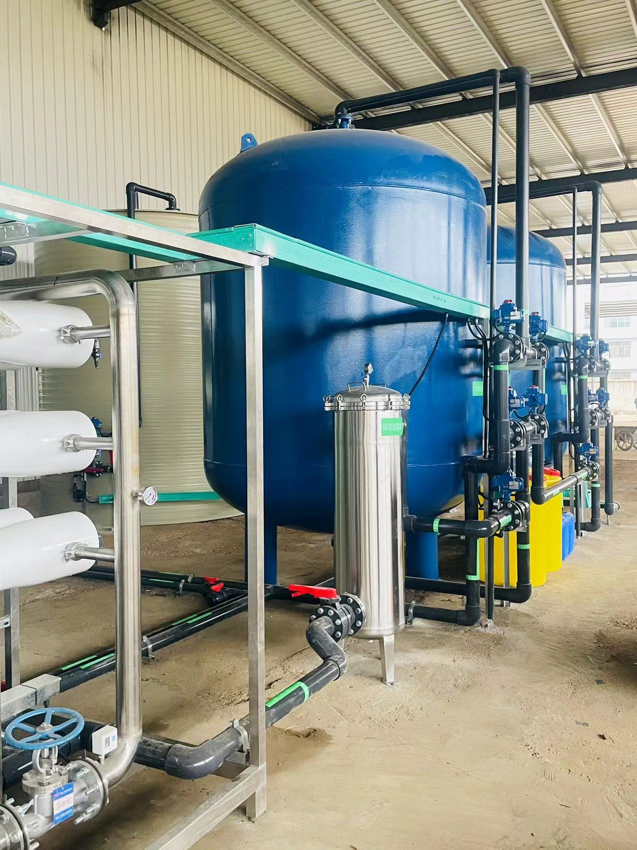 30T/H Single-stage Reverse Osmosis (RO) Pure Water System For The ...